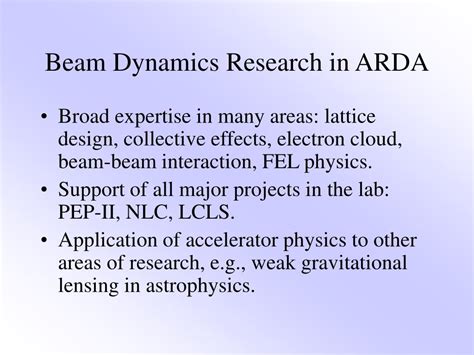 Ppt Beam Dynamics Powerpoint Presentation Free Download Id 6616030