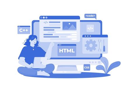 Premium Vector Web Developer Illustration Concept On A White Background