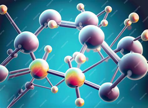 Premium Photo 3d Molecules Structure