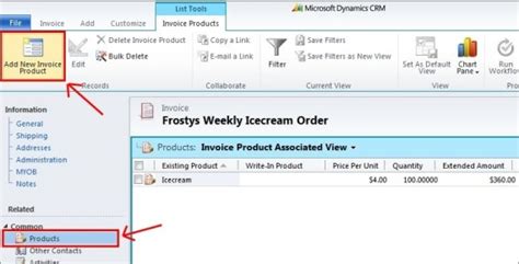 Adding Products To An Invoice In Dynamics Crm 2011 Magnetism Solutions Nz Auckland