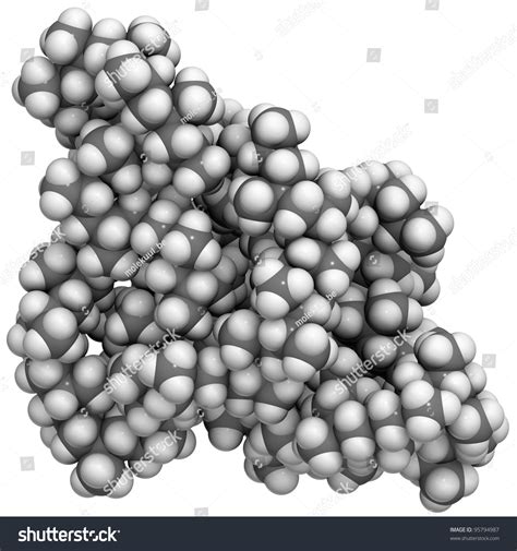 Polypropylene Pp Plastic Molecule Chemical Structure Pp Is A