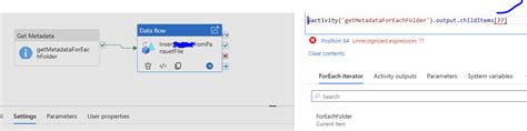 I Have Getmetadata To Get The Folder Metadata In A Container And Loop Over Each Folder And Get