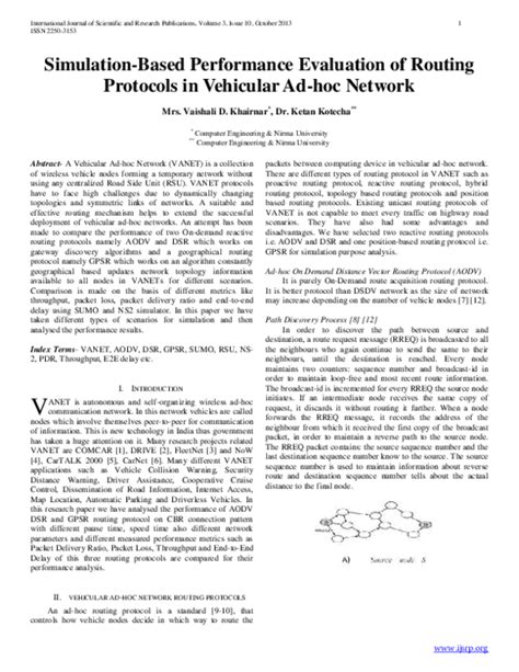 Pdf Simulation Based Performance Evaluation Of Routing Protocols In