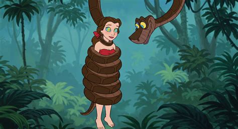 Kaa And Belle By Timb3rwolf444 On Deviantart