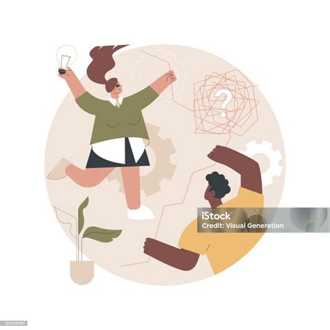 Problem Solving Abstract Concept Vector Illustration Stock Illustration
