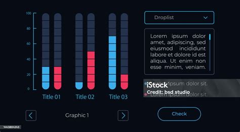 Diagram With Arrows Ui Element Template Stock Illustration Download Image Now Administrator