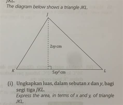 Solved JKL The Diagram Below Shows A Triangle JKL I Ungka Geometry Gauthmath