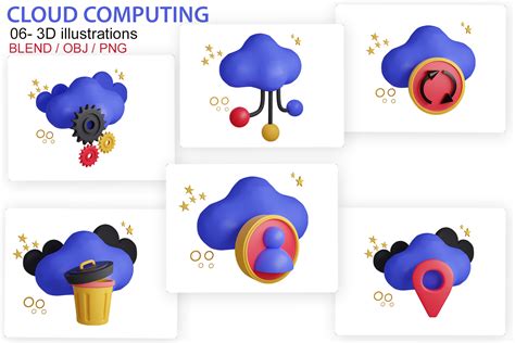 Premium Cloud Computing 3d Illustration Pack From Seo And Web 3d Illustrations