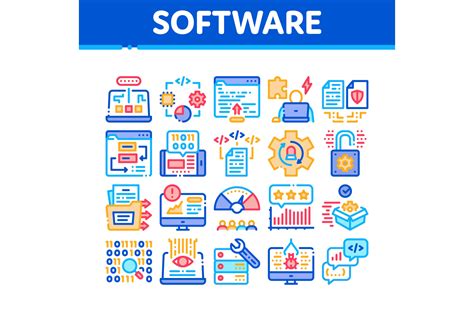 Software Testing And Analysis Icons Set Vector By Pikepicture Thehungryjpeg