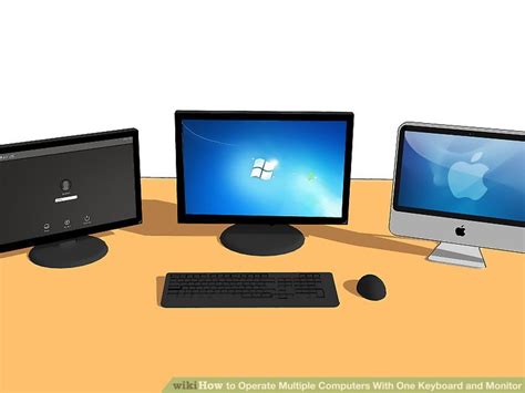 how to operate multiple computers with one keyboard and monitor