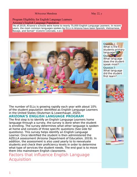Program Eligibility For English Language Learners WORD The Number Of ELLs Is Growing Rapidly