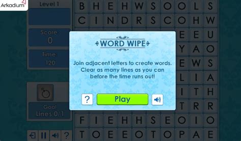 Word Wipe Game Play Word Wipe Online For Free At Yaksgames