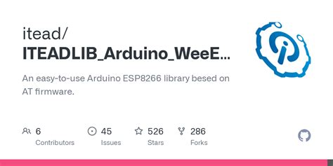 Github Itead Iteadlib Arduino Weeesp An Easy To Use Arduino