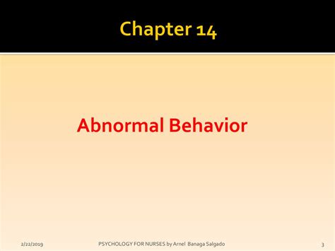 2222019 Psychology For Nurses By Arnel Banaga Salgado Ppt Download