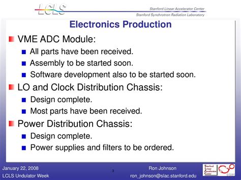 LCLS Cavity BPM Electronics Undulator Week January Ppt Download