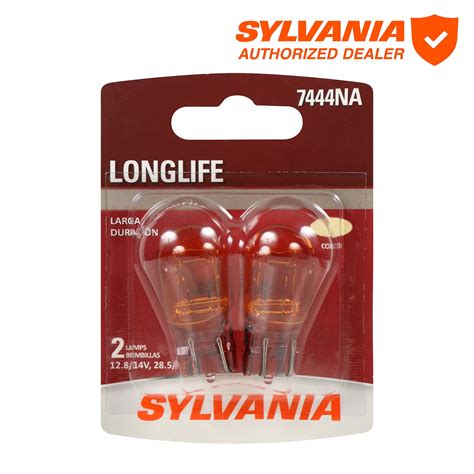 Sylvania 7444NA Long Life Mini Bulb, 2 Pack, Compatible with Multiple ...