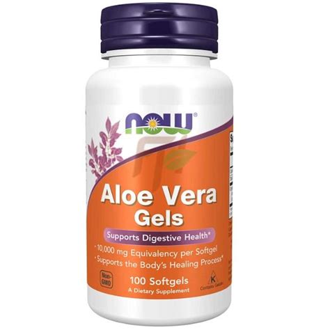 NOW ALOE VERA GELS (100 софтгель капсул) - Купить органический алоэ ...