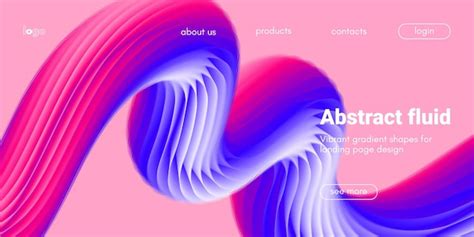 Premium Vector Wave Abstract Dynamic Background With 3d Liquid Shape