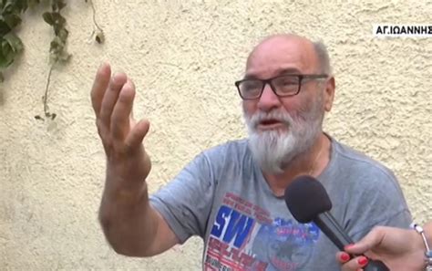 Αχαρνές Κατέρρευσε στην κάμερα του ΣΚΑΙ για το καμένο σπίτι του