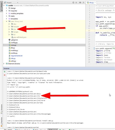 Python Pycharm Sys Path Lib Not The Same Capitalization As Venv S Lib Stack Overflow