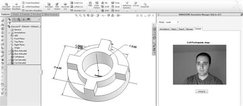 CAD Interface SolidWorks With Communications Module Download Scientific Diagram