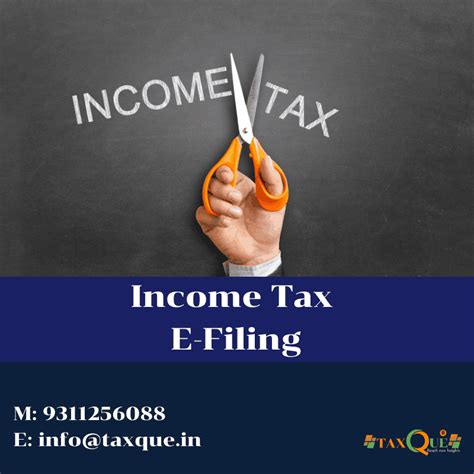 Income Tax E Filing Online Process Documents Compliance Checklist
