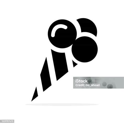 아이스크림 콘 아이콘 디자인에 대한 벡터 개념 그림입니다 0명에 대한 스톡 벡터 아트 및 기타 이미지 0명 개념 건강에 좋지 않은 음식 Istock