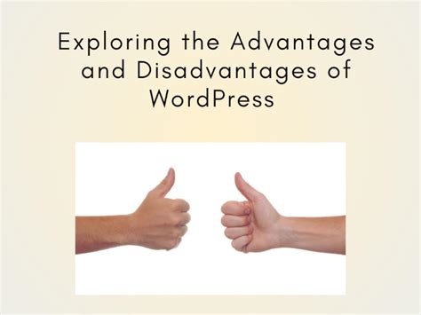 Exploring The Advantages And Disadvantages Of Wordpress Pathway Web Designs