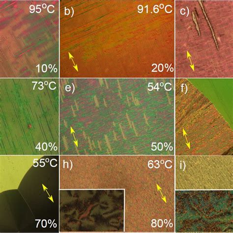 Representative Polarising Optical Microscope Pom Textures Of A Few Download Scientific