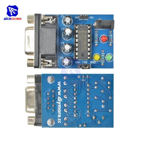 Mary DAI StoreRS232 To TTL Converter Module COM DB9 Serial Board MAX232 MAX232CPE Transfer
