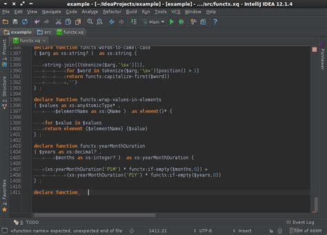 Intellij Xquery Support Plugin