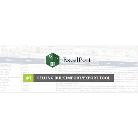 Excelport Full Product Data Excel Export Import