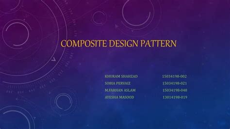 Composite Design Pattern PPT
