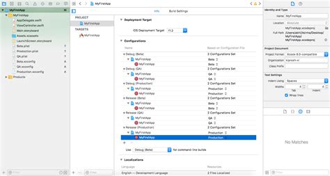 Environment Setup To Manage Different App Name Icon And Endpoint Using Xcode Configurations In