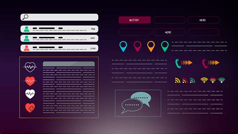 Mobile Interface Layout And Icon Stock Illustration Download Image Now Business