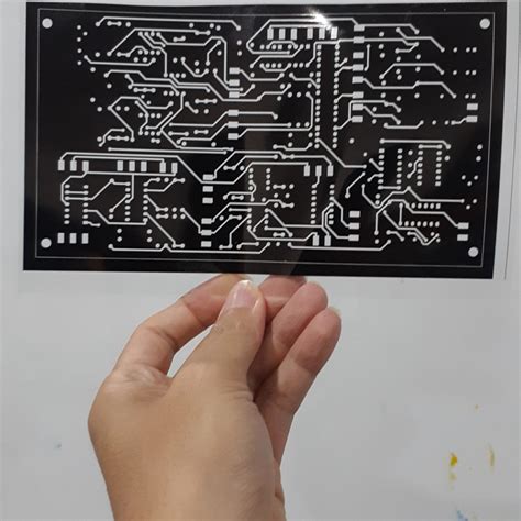 Jual Cetak Film Pcb Repro Sablon Output Film Bening Transparan Shopee