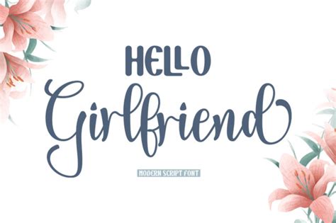 Hello Girlfriend Font Download Free Font