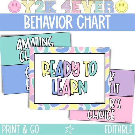 Behavior Clip Chart For Classroom Reward Chart Responsibility Chart