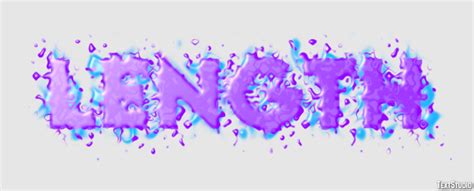 Length Text Effect And Logo Design Word