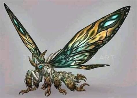 Shin Mothra Kaiju Art Fantasy Creatures Art Kaiju Design