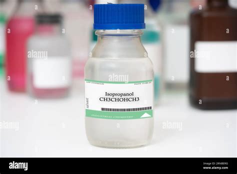 Isopropanol A Colorless Flammable Liquid Used As A Solvent And Disinfectant Stock Photo Alamy