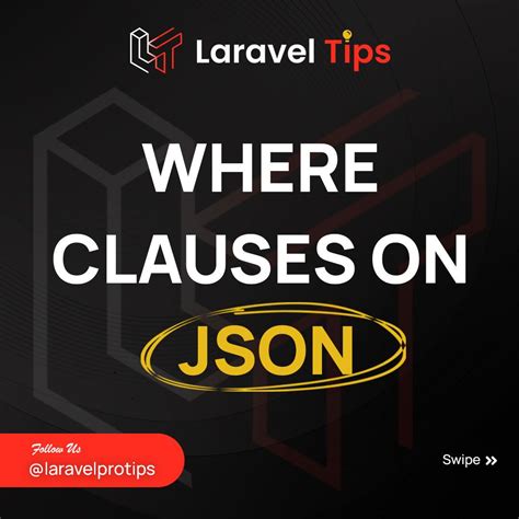laravel tips on linkedin json whereclause laravel phpframework backend backenddeveloper…