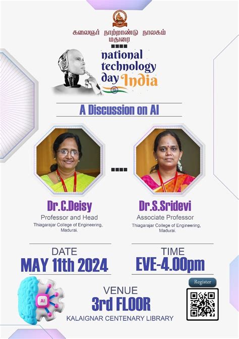 Dr Sridevi S On Linkedin Im Delighted To Have Been A Part Of The Ai Discussion At The Kalaignar