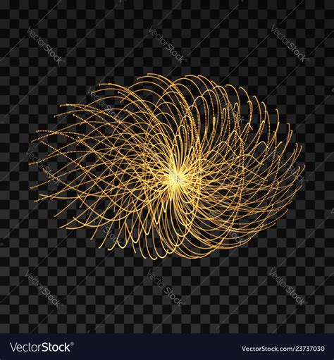 Array With Dynamic Particles D Technology Style Vector Image