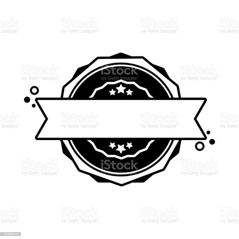 배지 아이콘입니다 벡터 스탬프 아이콘입니다 인증 된 배지 로고 스탬프 템플릿입니다 라벨 스티커 아이콘 벡터 Eps 10