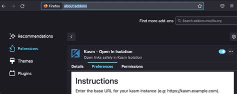 Kasm Extension — Kasm Cloud Personal 100 Documentation