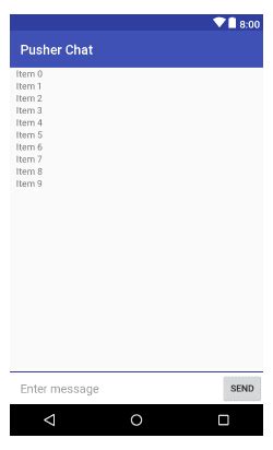 Building A Chat App With Kotlin For Android Pusher Tutorials