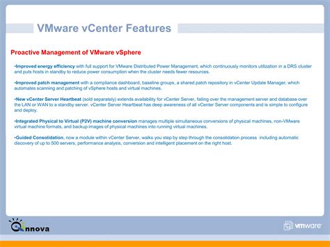 VMware VSphere Technical Presentation PPTX