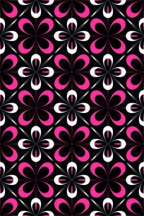 Abstract Black And Pink Pattern Wallpaper Color Black And Pink