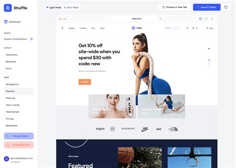 Tailwind Ecommerce Template